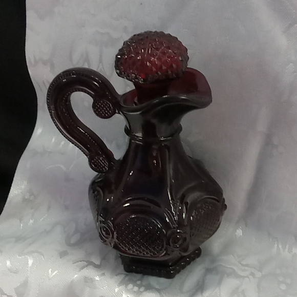 Avon | Accents | Vintage Ruby Rex Avon Cape Cod Collection Cruet With ...